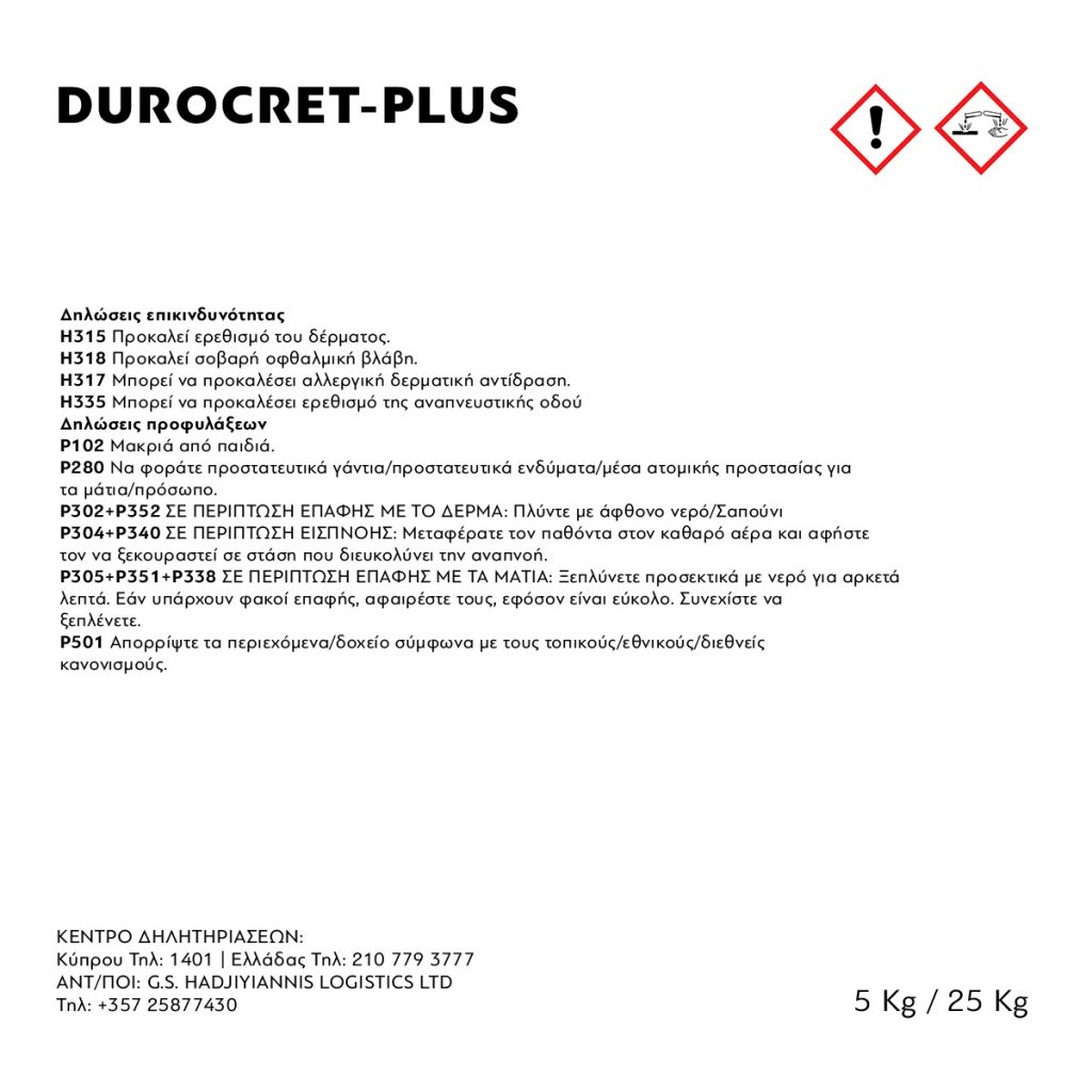 DUROCRET-PLUS - Hadjiyiannis